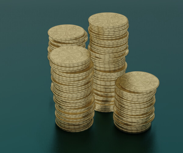 ArtStation - COINS GAME READY 3D MODEL | Game Assets