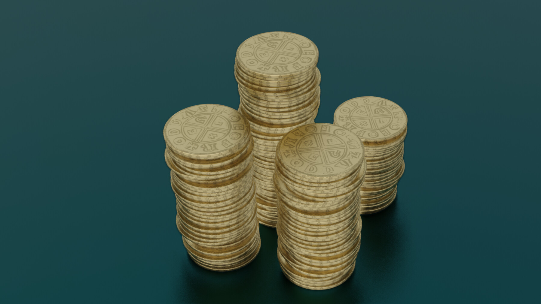 ArtStation - COINS GAME READY 3D MODEL | Game Assets