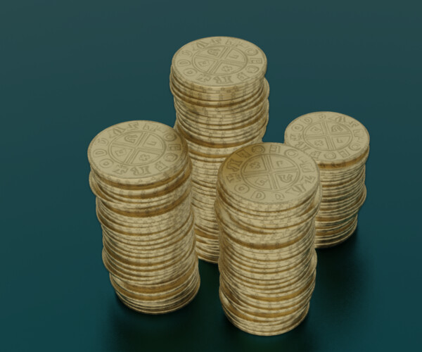 ArtStation - COINS GAME READY 3D MODEL | Game Assets