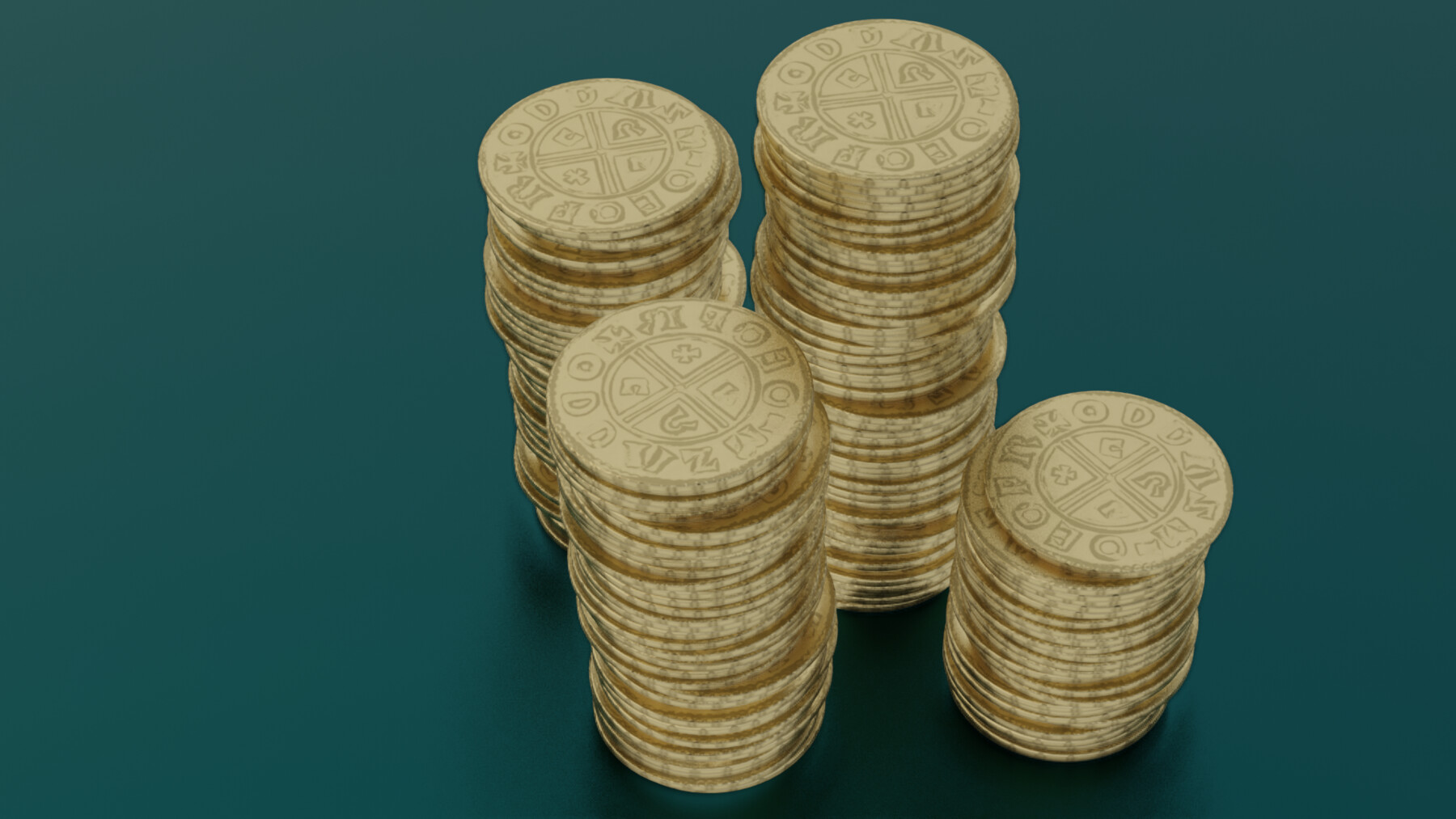ArtStation - COINS GAME READY 3D MODEL | Game Assets