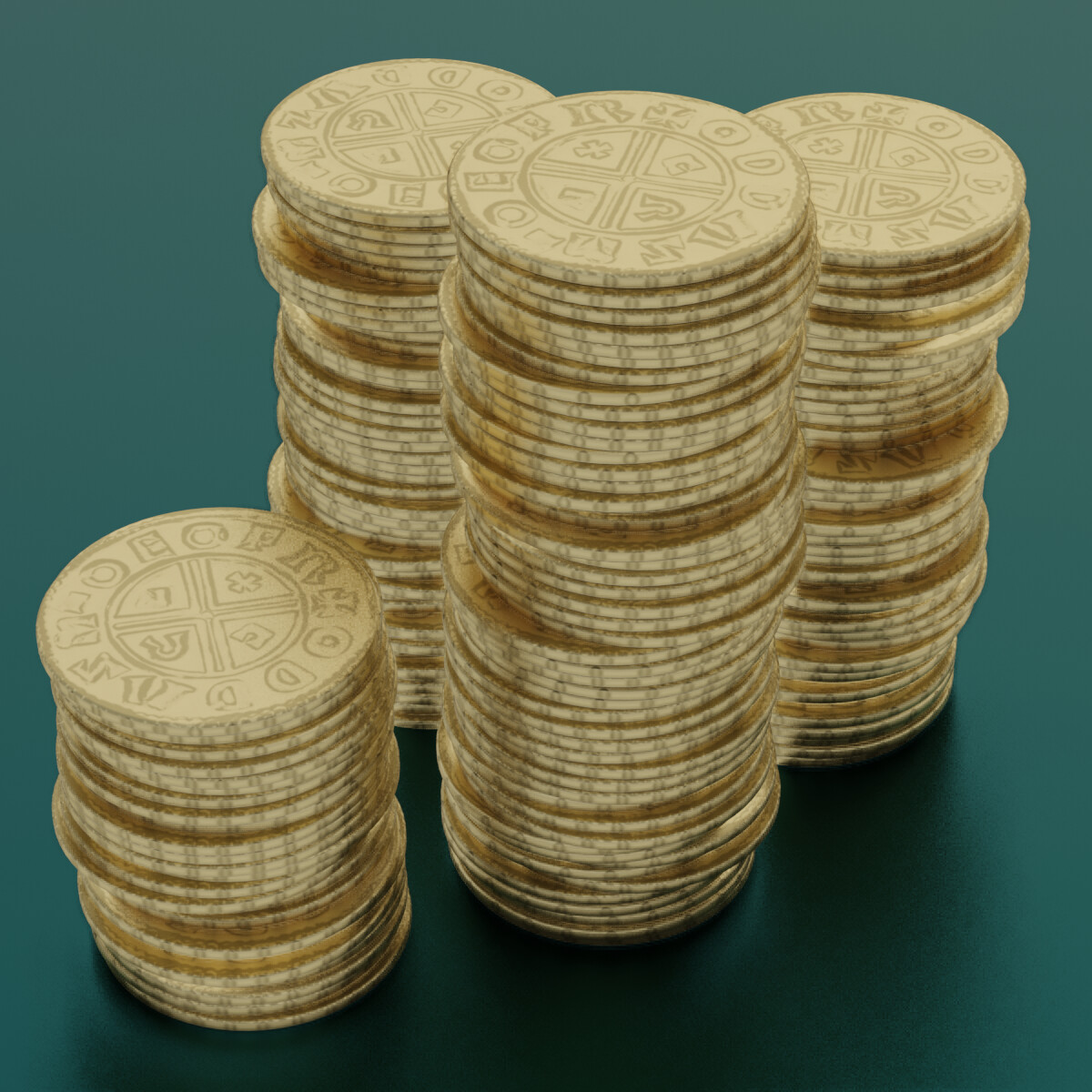 ArtStation - COINS GAME READY 3D MODEL | Game Assets