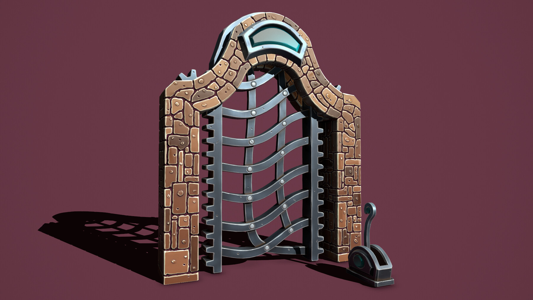 ArtStation - Fantasy gate | Game Assets