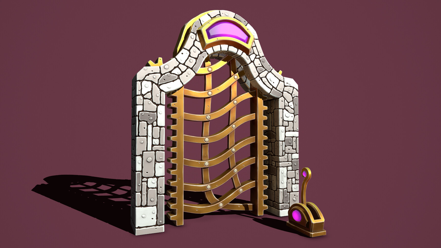 ArtStation - Fantasy gate | Game Assets
