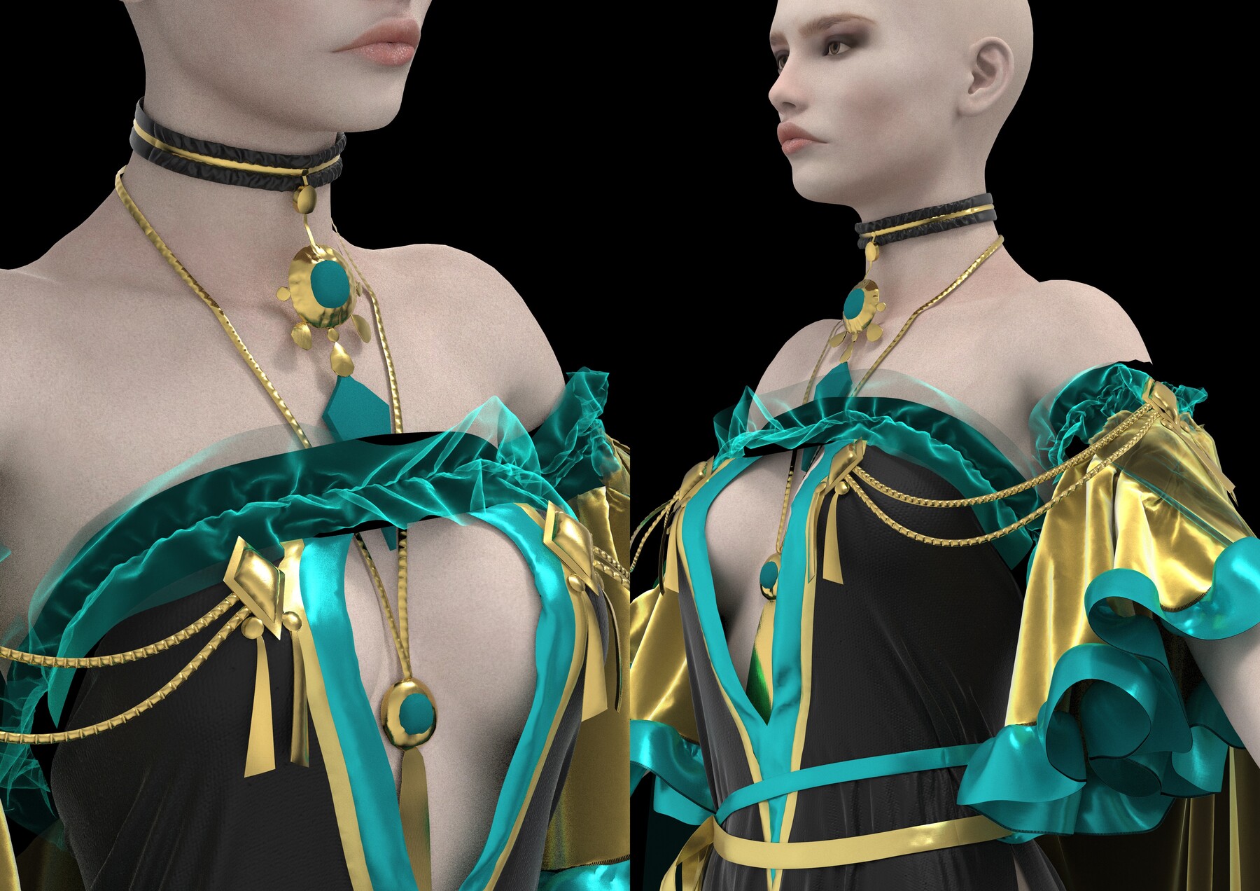 ArtStation - .Diva. Clo3D. Marvelous Designer. | Game Assets