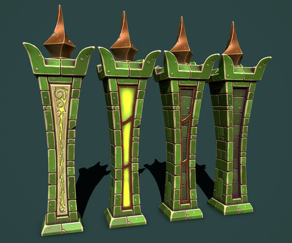 ArtStation - Fantasy obelisk 3 | Game Assets