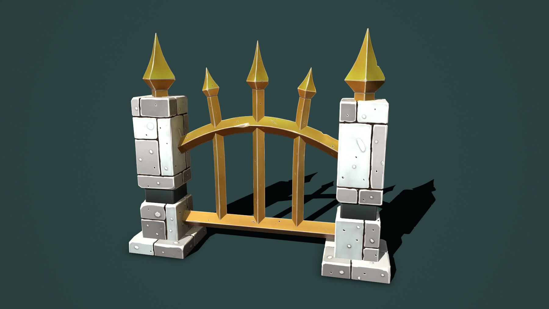 ArtStation - Fantasy fence | Game Assets