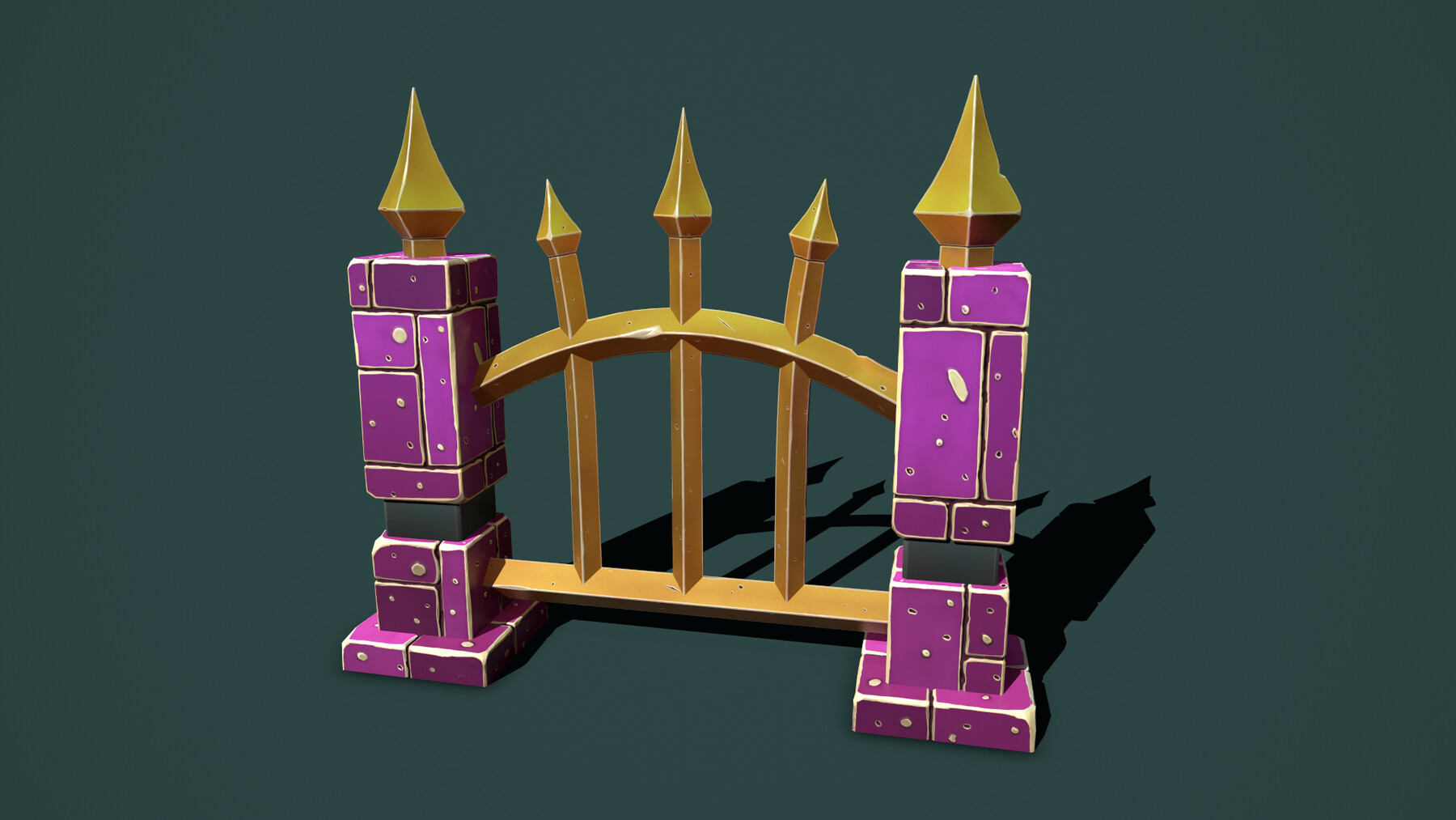 ArtStation - Fantasy fence | Game Assets