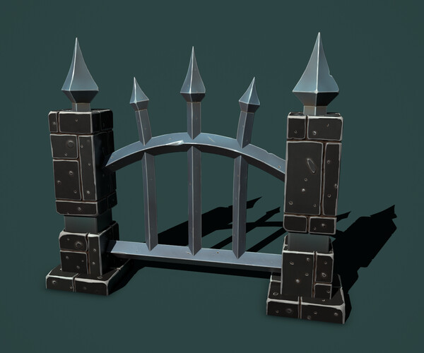 ArtStation - Fantasy fence | Game Assets