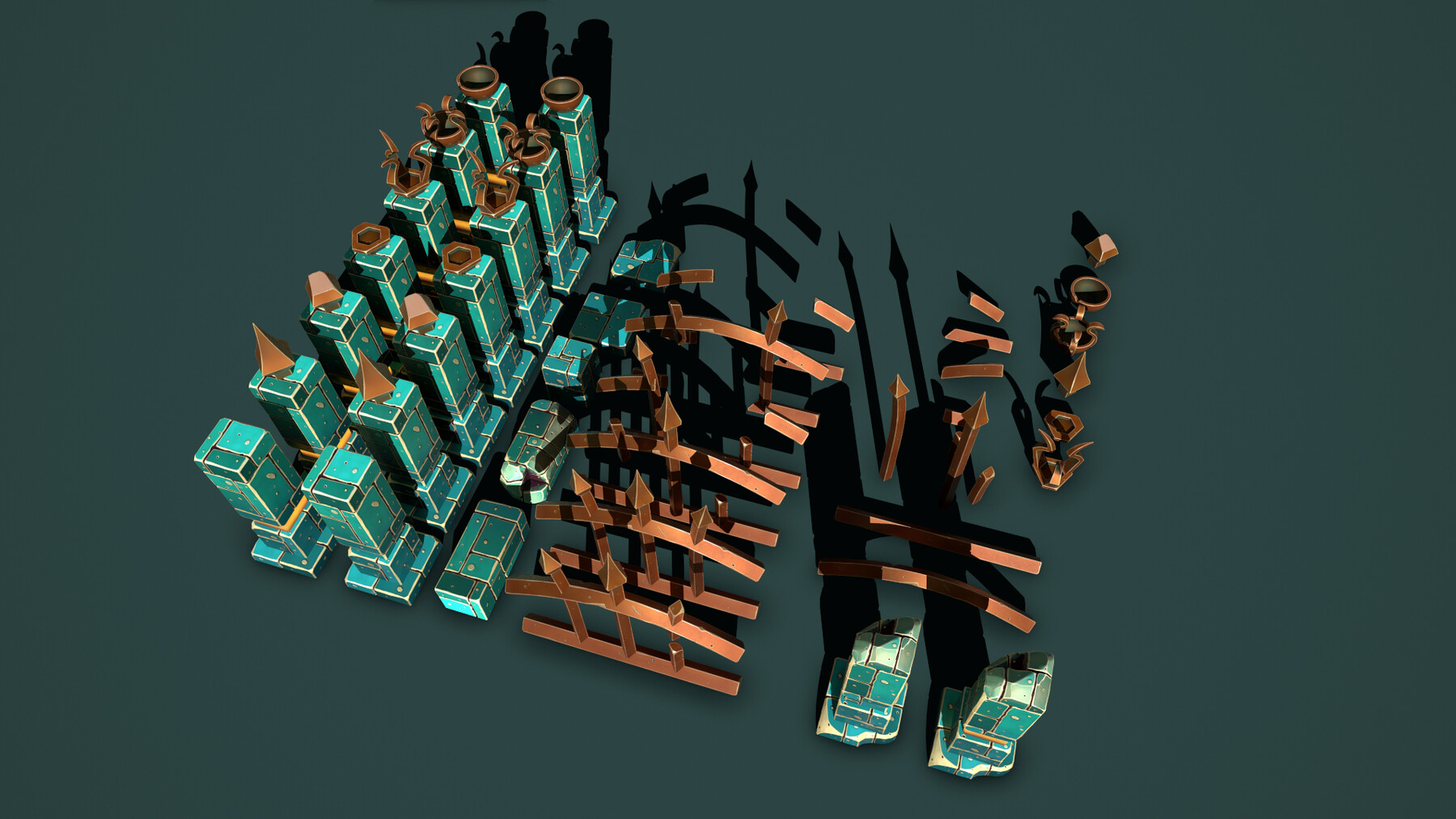 ArtStation - Fantasy fence | Game Assets