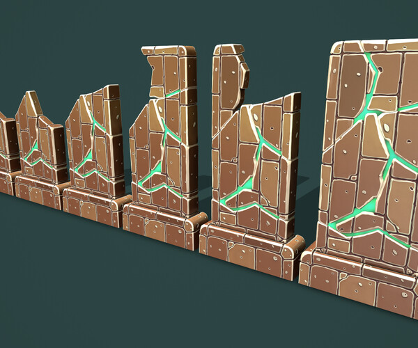 ArtStation - Gravestone rectangular | Game Assets