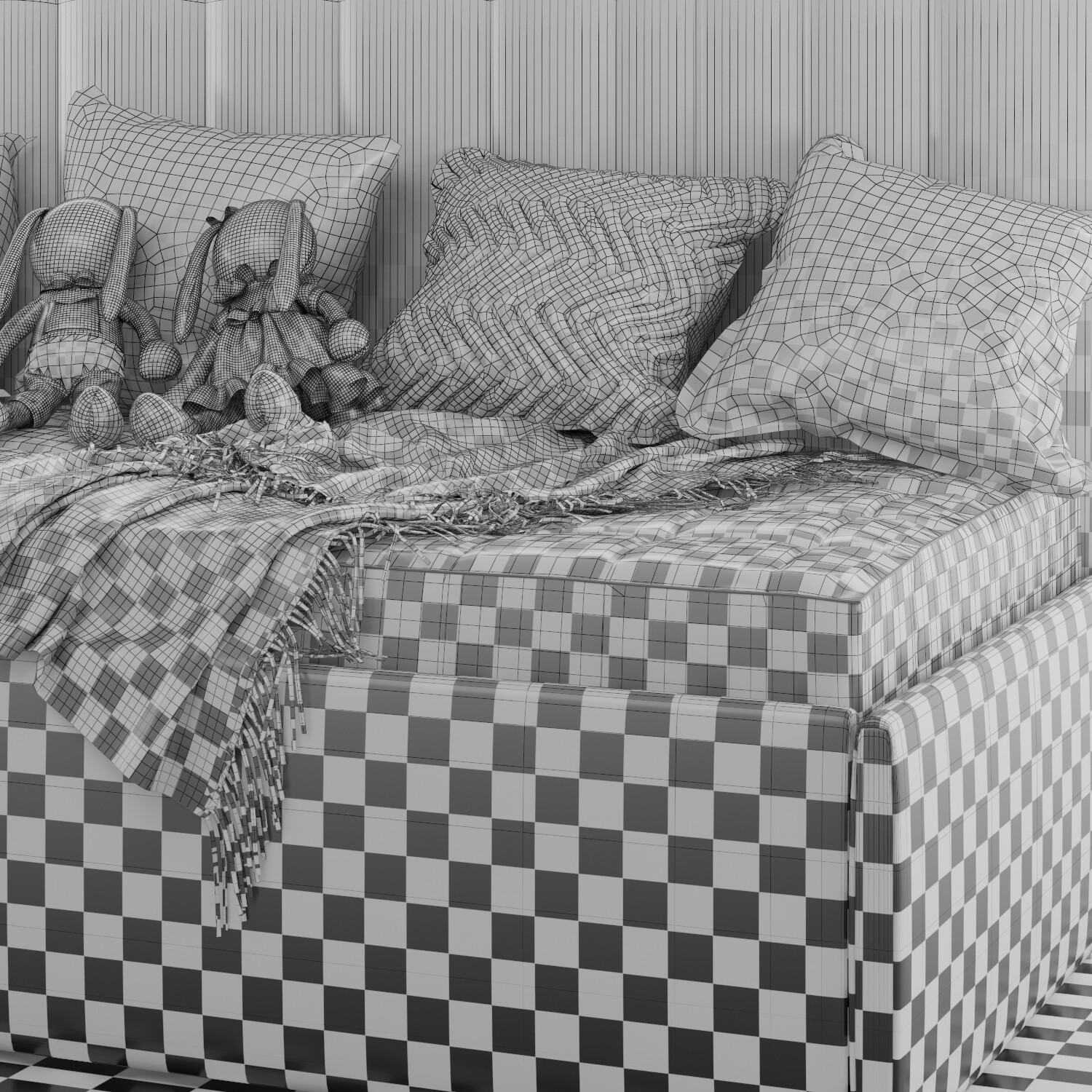 ArtStation - Modern Style Sofa Bed | Resources