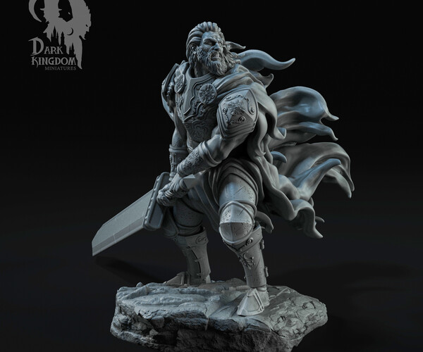 ArtStation - Avalord, The Protector - 75mm scale | Resources