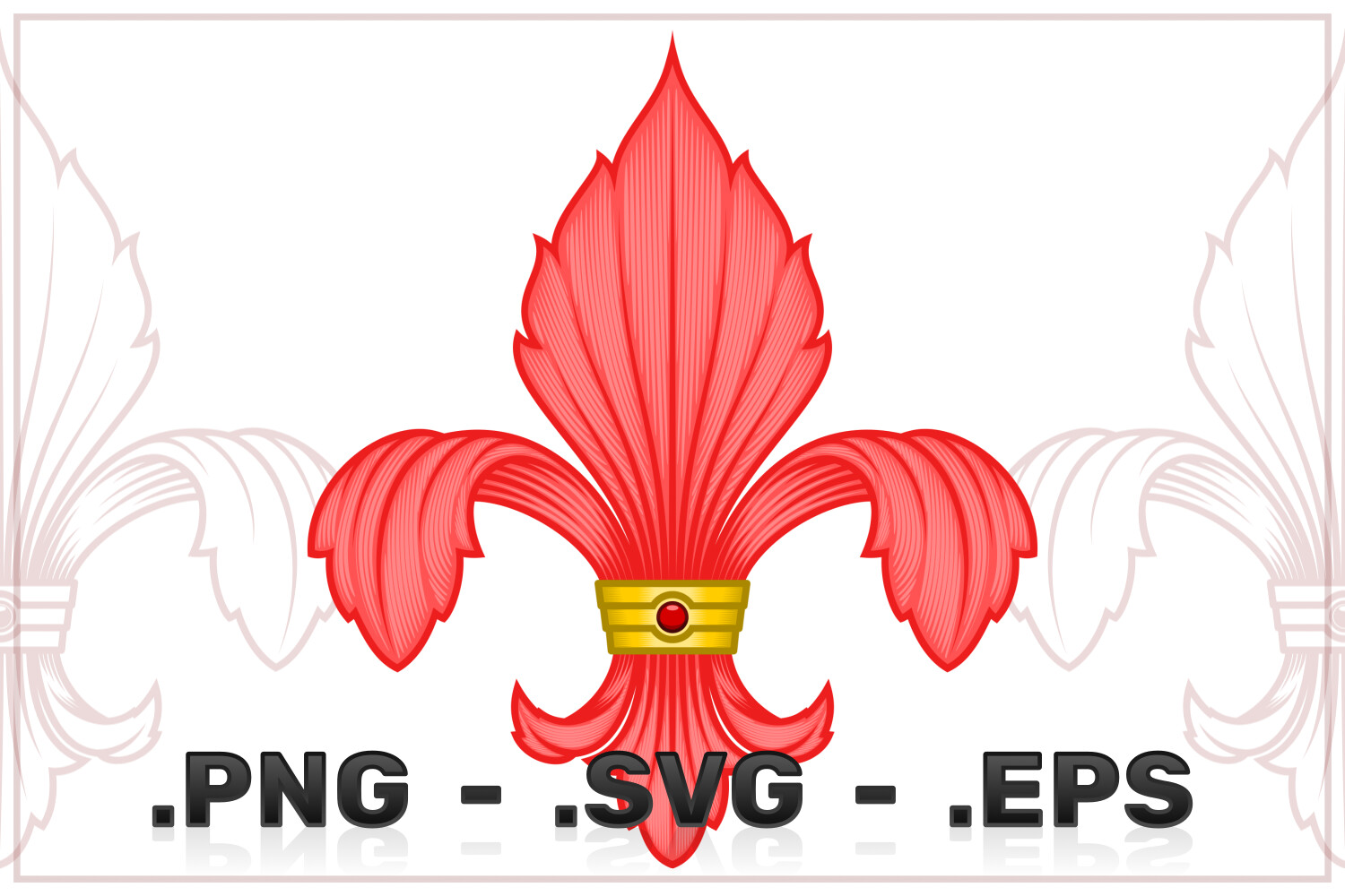 ArtStation - Vector Design Of Fleur De Lis Heraldic Symbol | Artworks