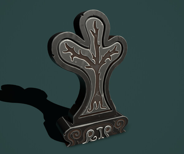 ArtStation - Gravestone tree | Game Assets