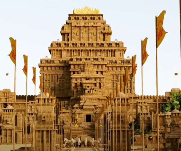 ArtStation - Mahishmati Full Palace + Mahishmati Main Castle 3D Model ...