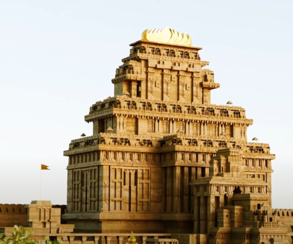 ArtStation - Mahishmati Full Palace + Mahishmati Main Castle 3D Model ...