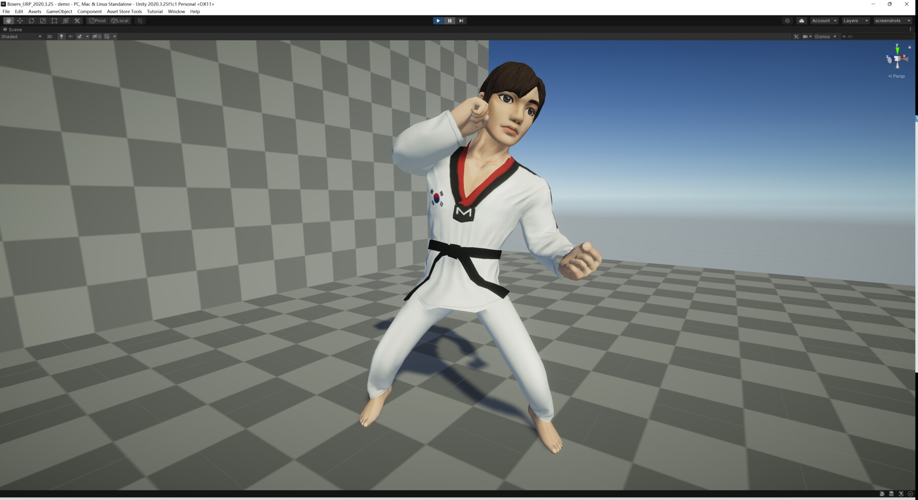 ArtStation - Taekwondo Player | Game Assets