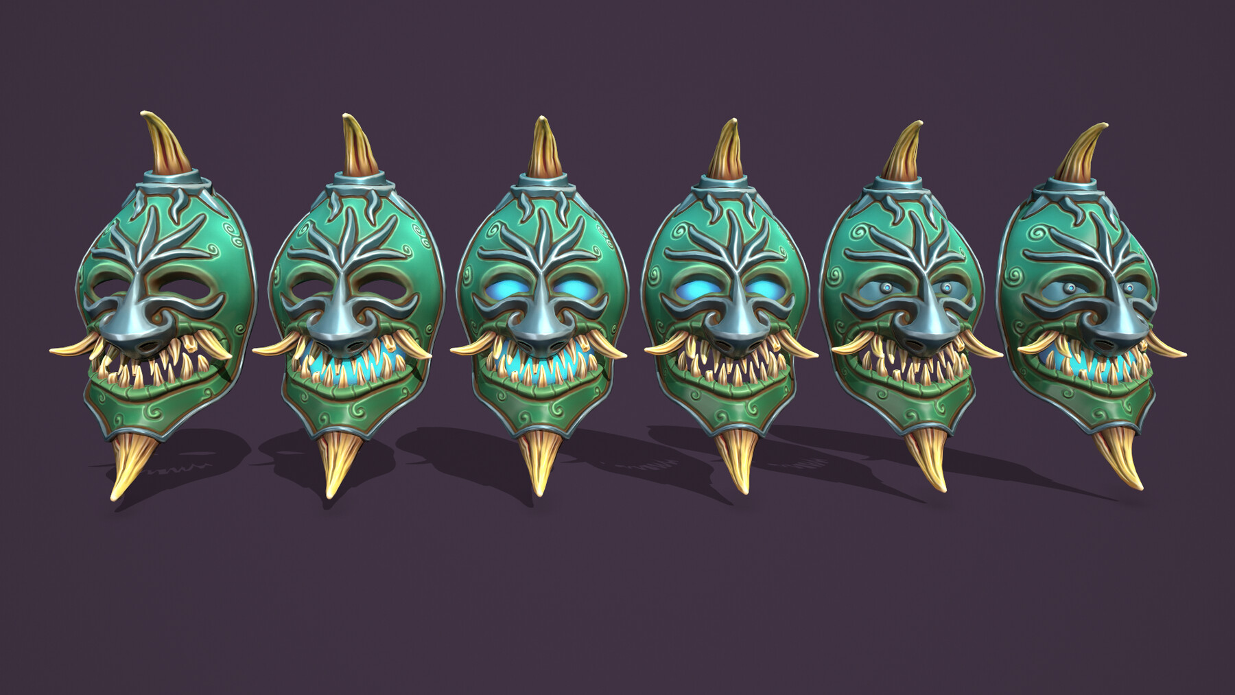 ArtStation - Evil mask | Game Assets