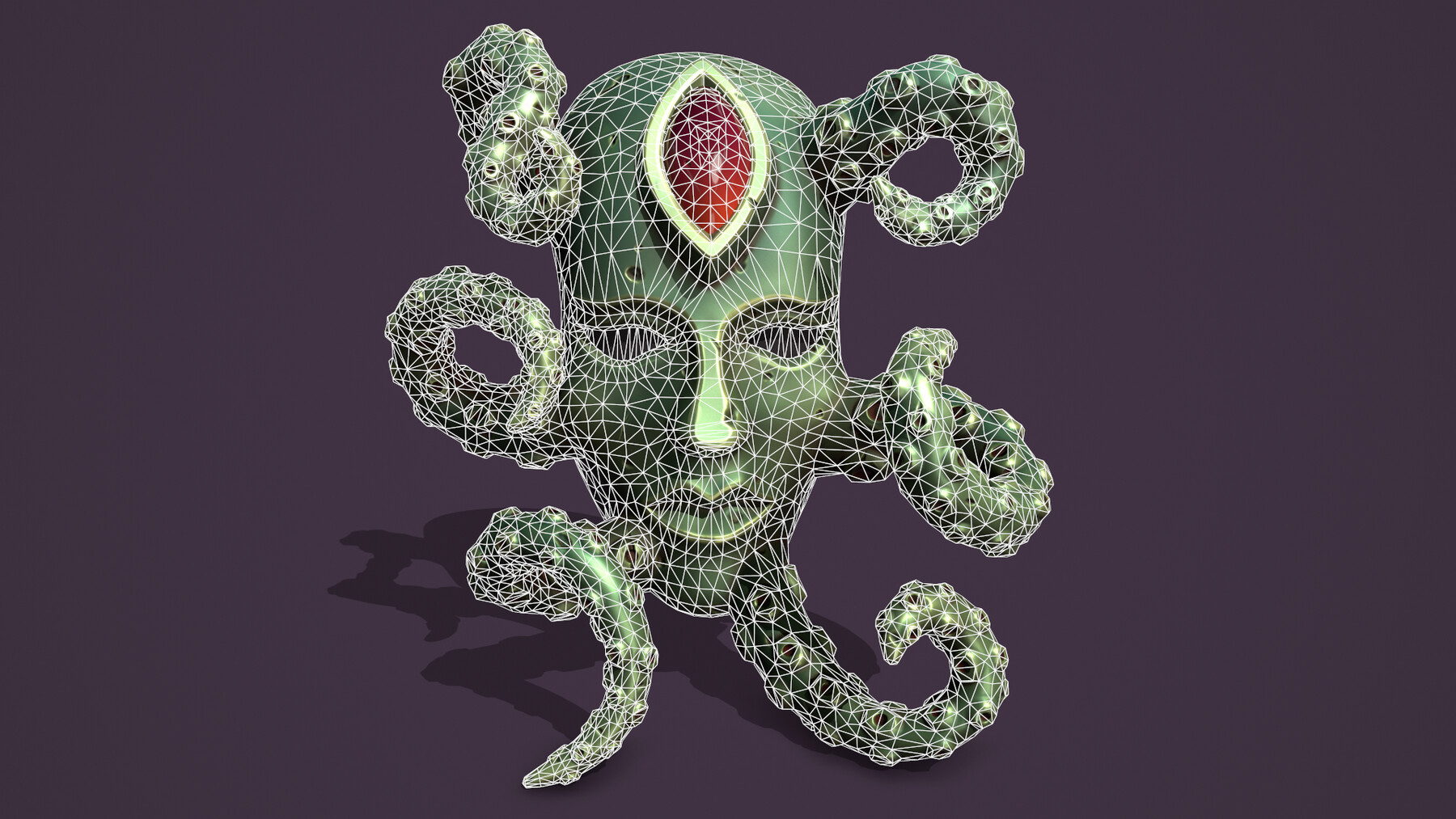 ArtStation - Octopus mask | Game Assets