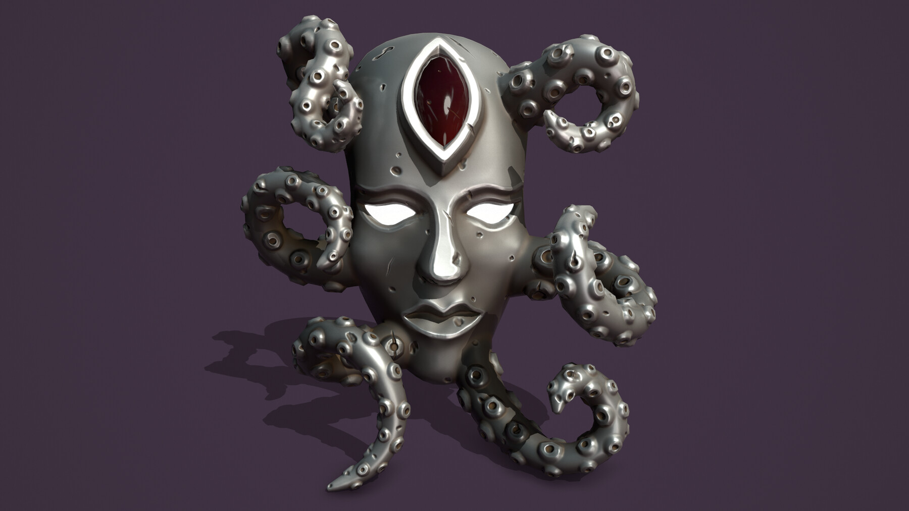 ArtStation - Octopus mask | Game Assets
