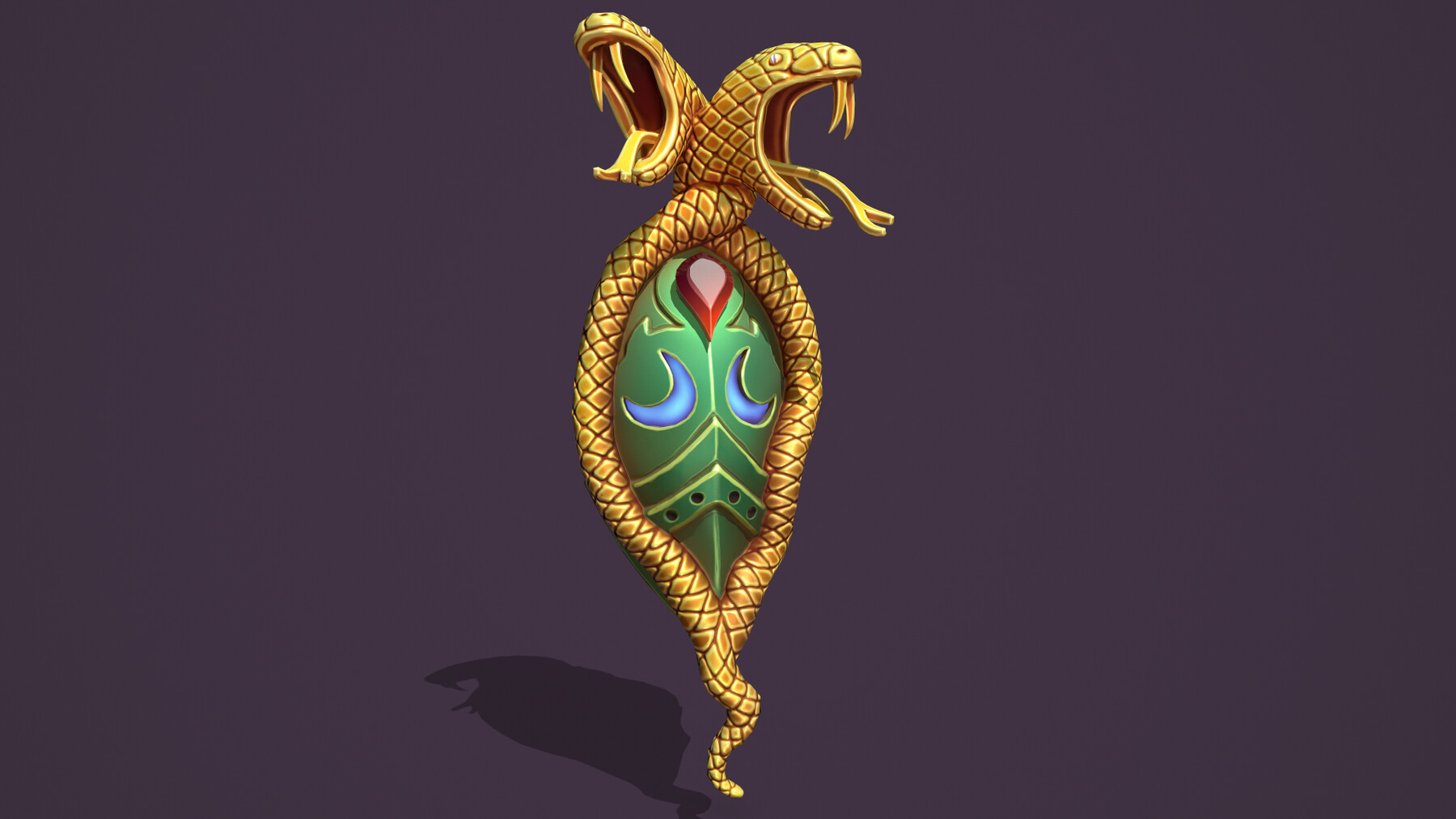 ArtStation - Snake mask | Game Assets