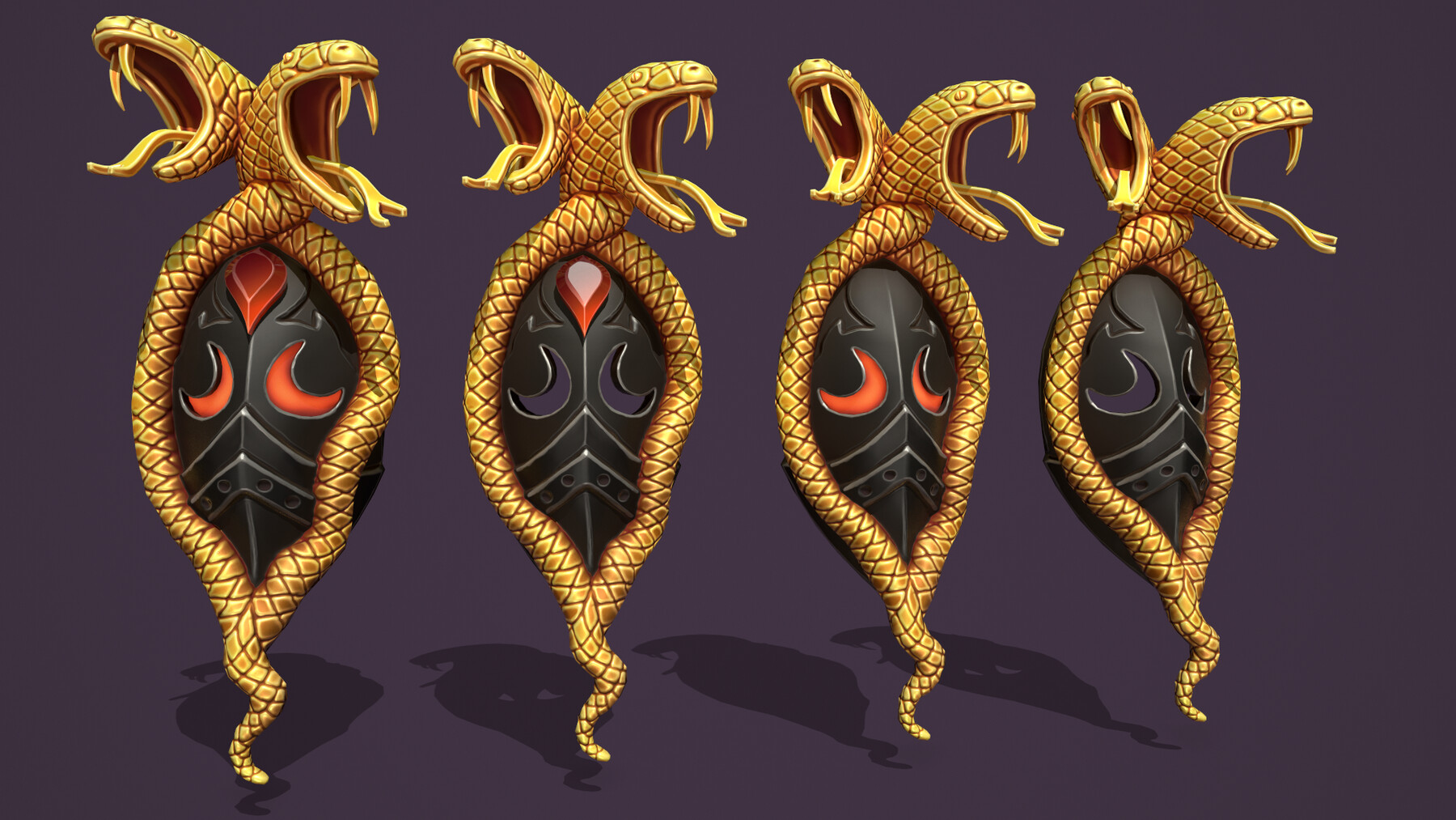 ArtStation - Snake mask | Game Assets