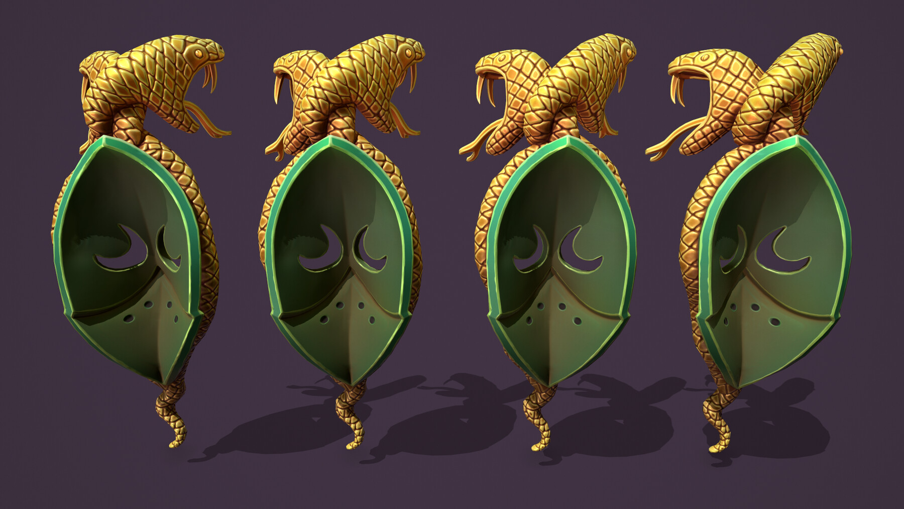 ArtStation - Snake mask | Game Assets