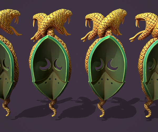 ArtStation - Snake mask | Game Assets