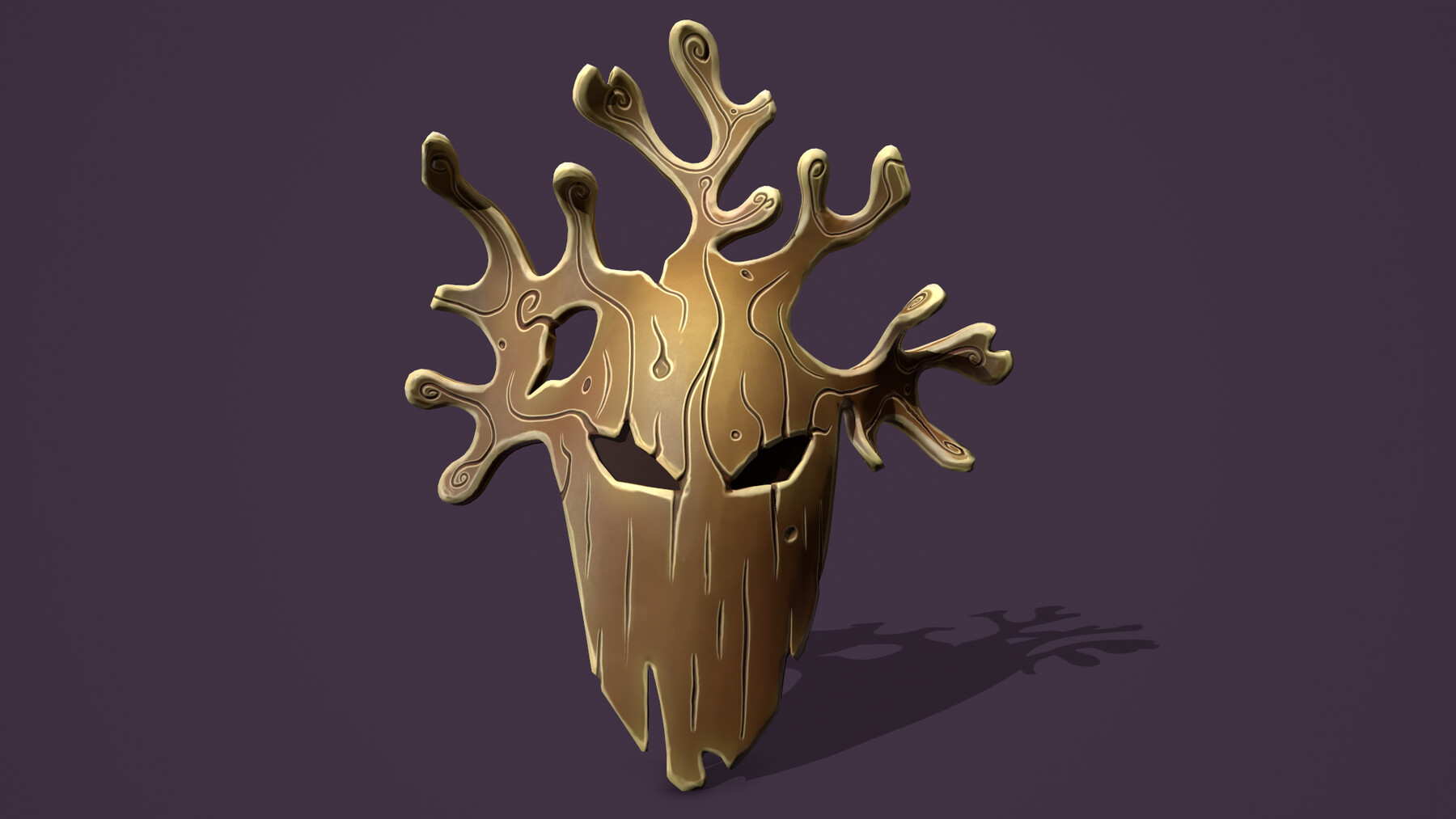 ArtStation - Wood mask | Game Assets