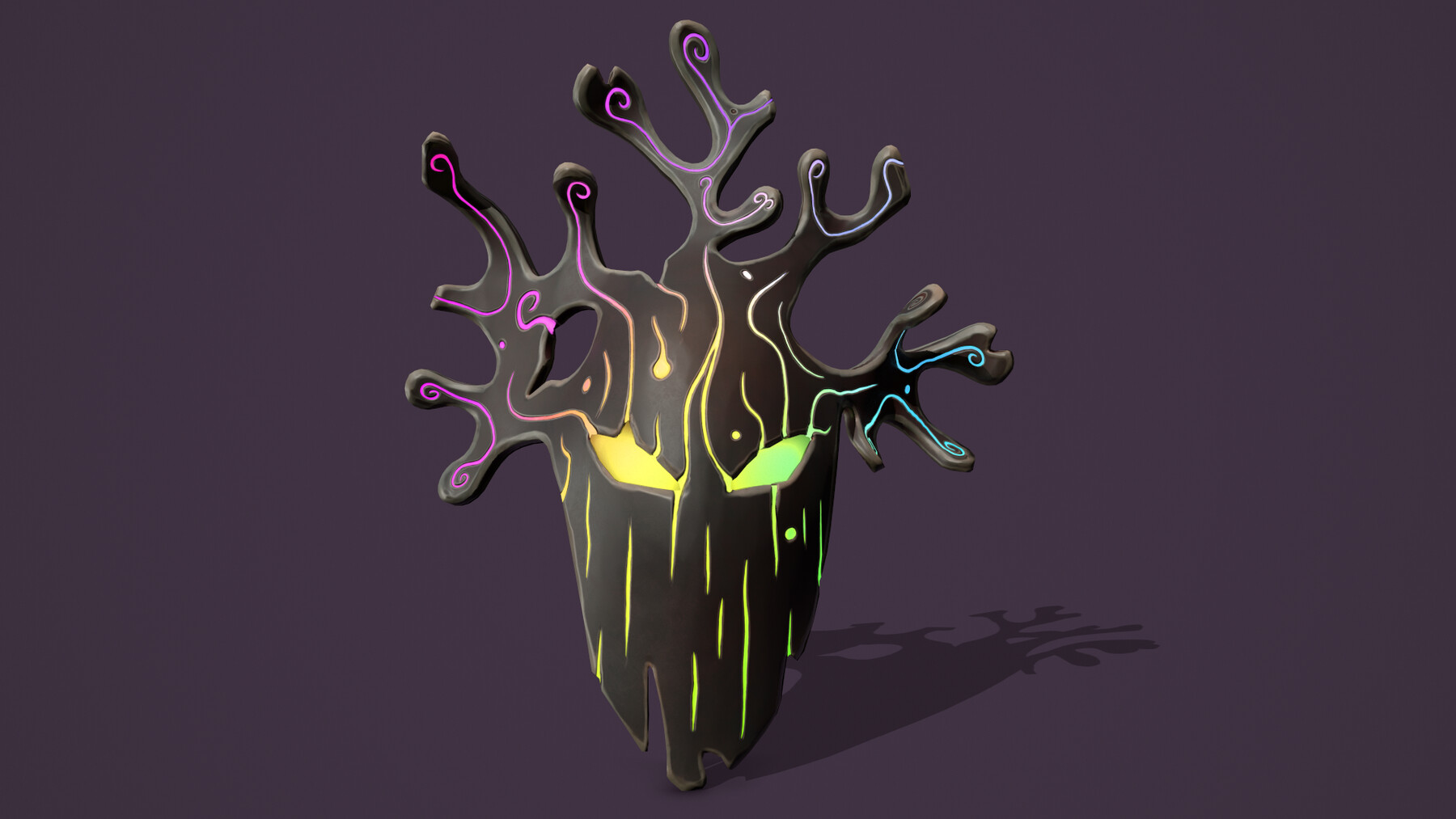 ArtStation - Wood mask | Game Assets