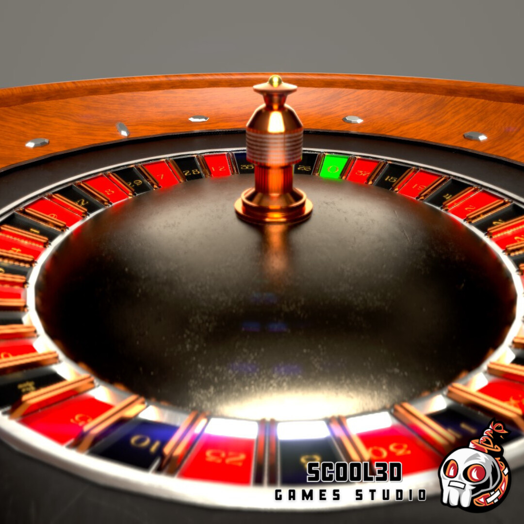 ArtStation - Vintage Casino Roulette | Game Assets
