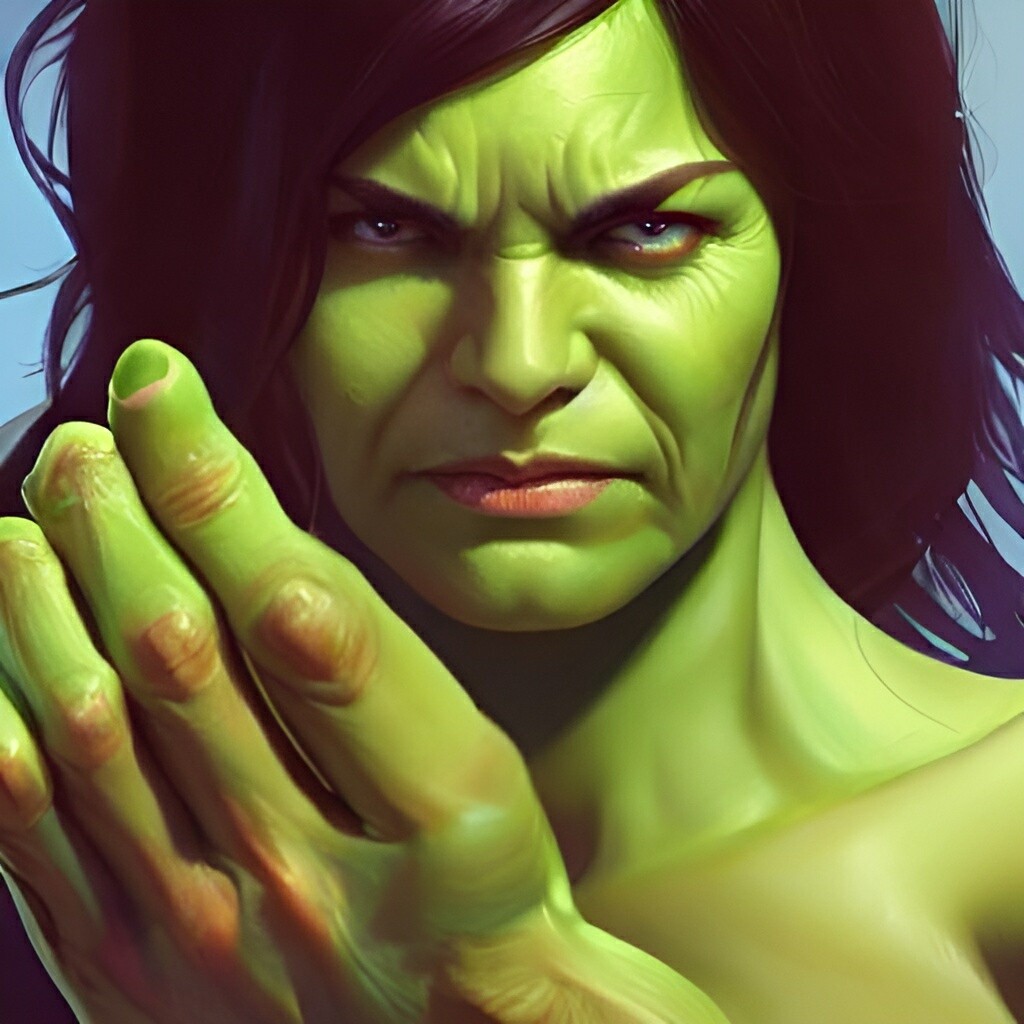 ArtStation - 0002 Hulk Woman 450 jpg wonder pack | Artworks