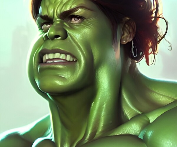 ArtStation - 0002 Hulk Woman 450 jpg wonder pack | Artworks