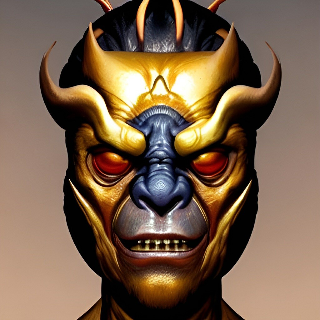 ArtStation - 0020 Oni Mask 158jpg wonder pack | Game Assets