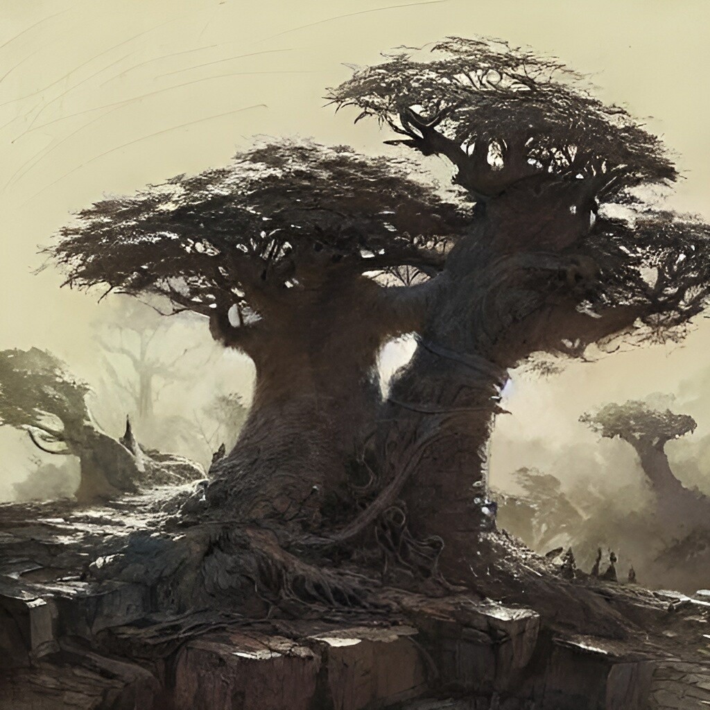 ArtStation - 0013 Baobab Tree 206jpg wonder pack | Artworks