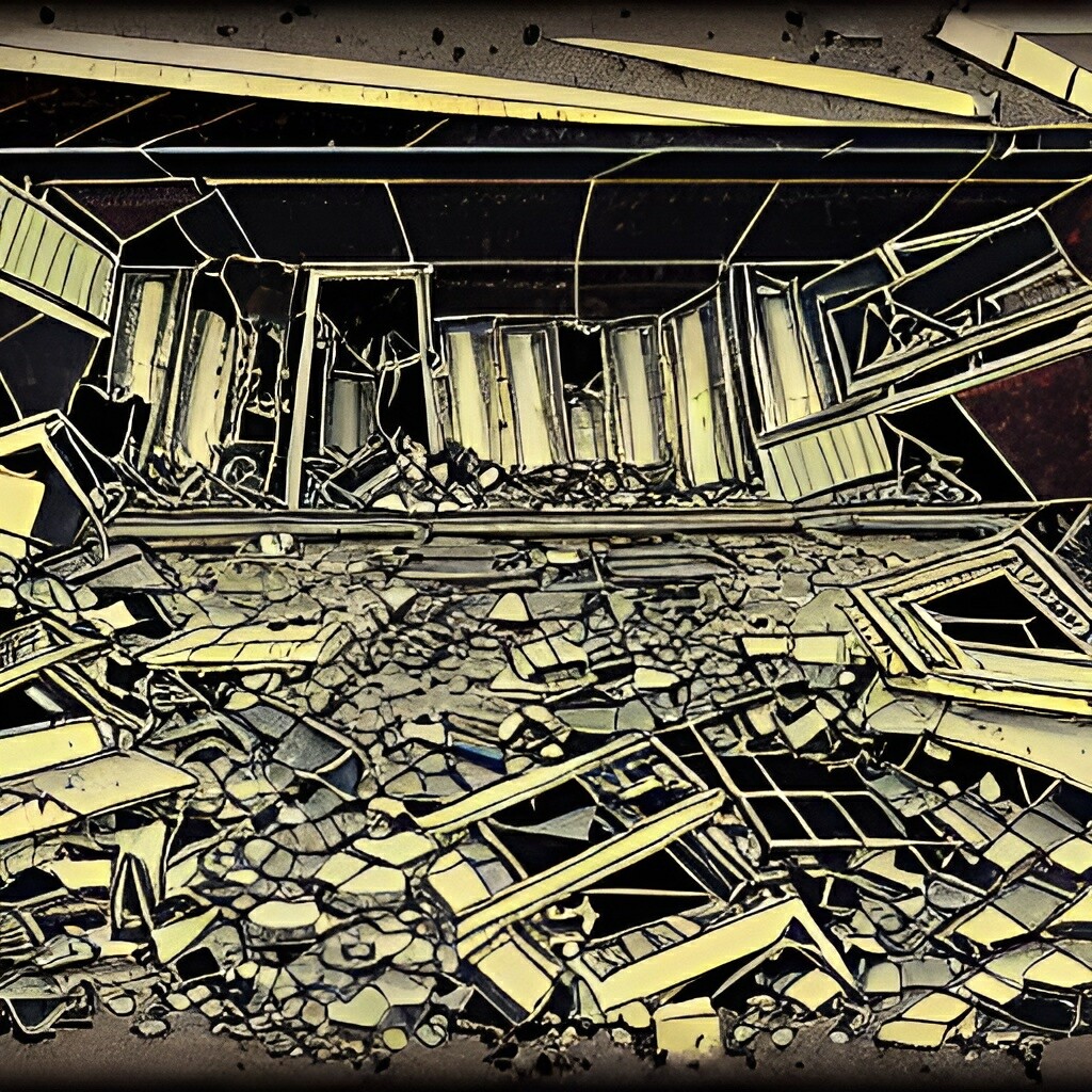 ArtStation - Destroyed facade building texture 291jpg wonder pack ...