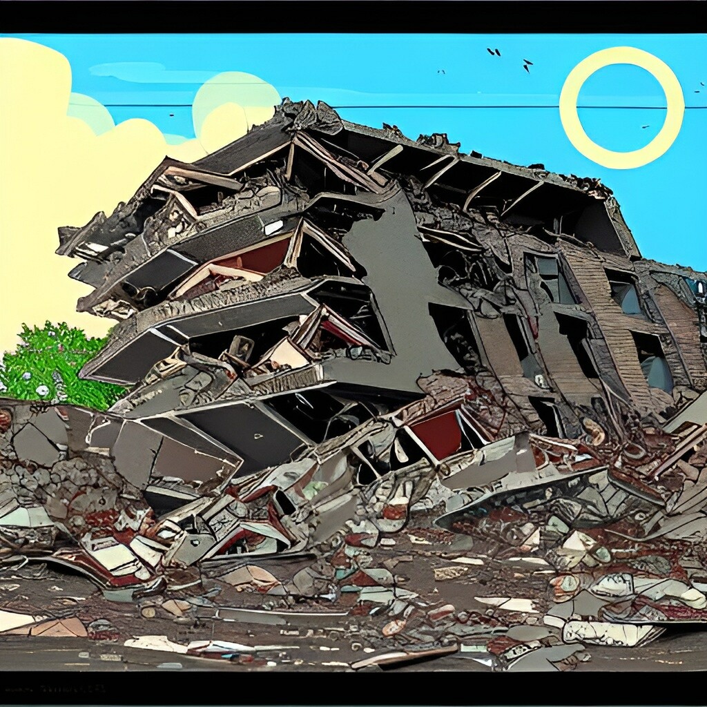 ArtStation - Destroyed facade building texture 291jpg wonder pack ...