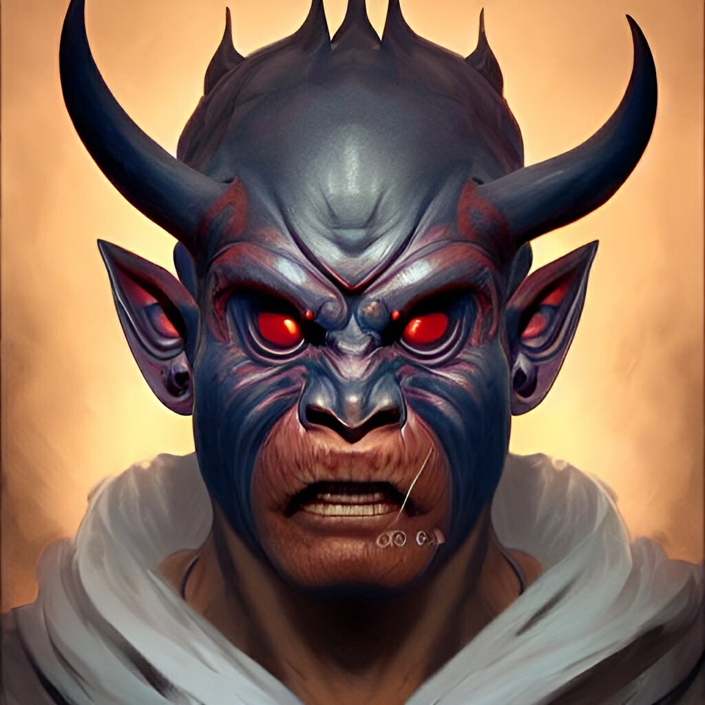 ArtStation - 0020 Oni Mask 158jpg wonder pack | Game Assets