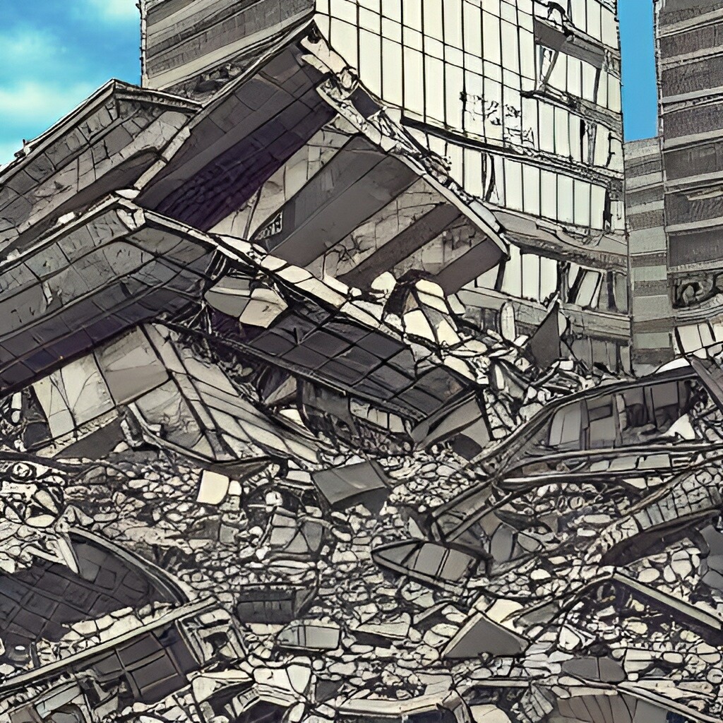 ArtStation - Destroyed facade building texture 291jpg wonder pack ...