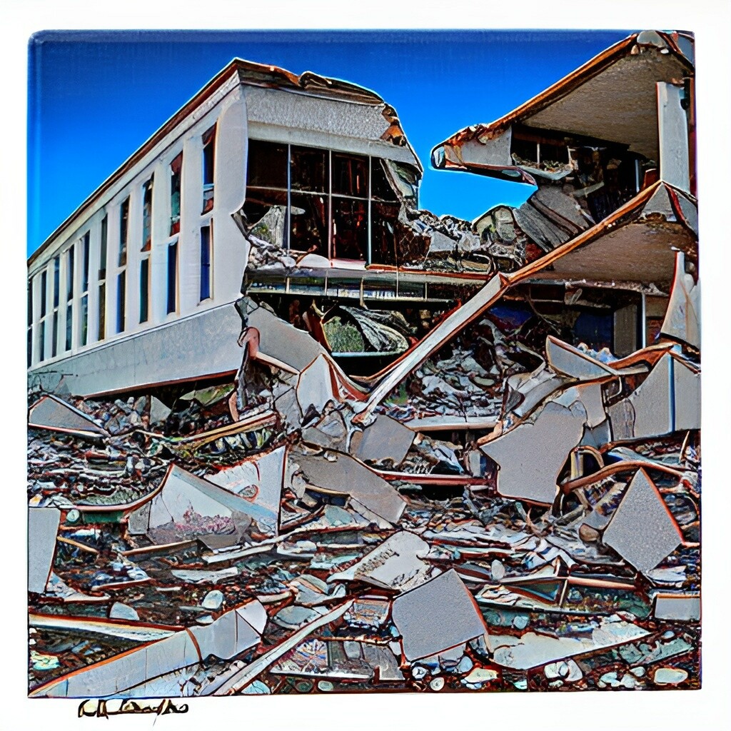 ArtStation - Destroyed facade building texture 291jpg wonder pack ...