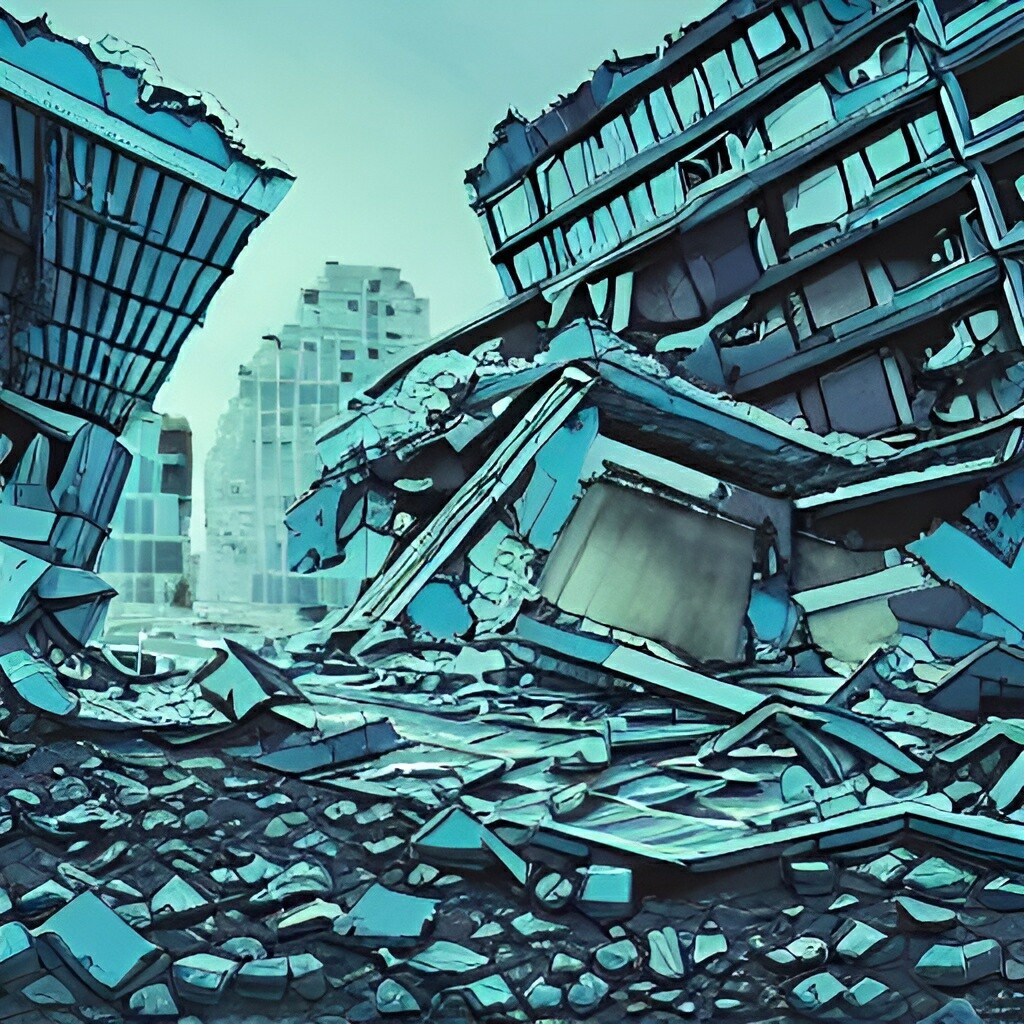 ArtStation - Destroyed facade building texture 291jpg wonder pack ...