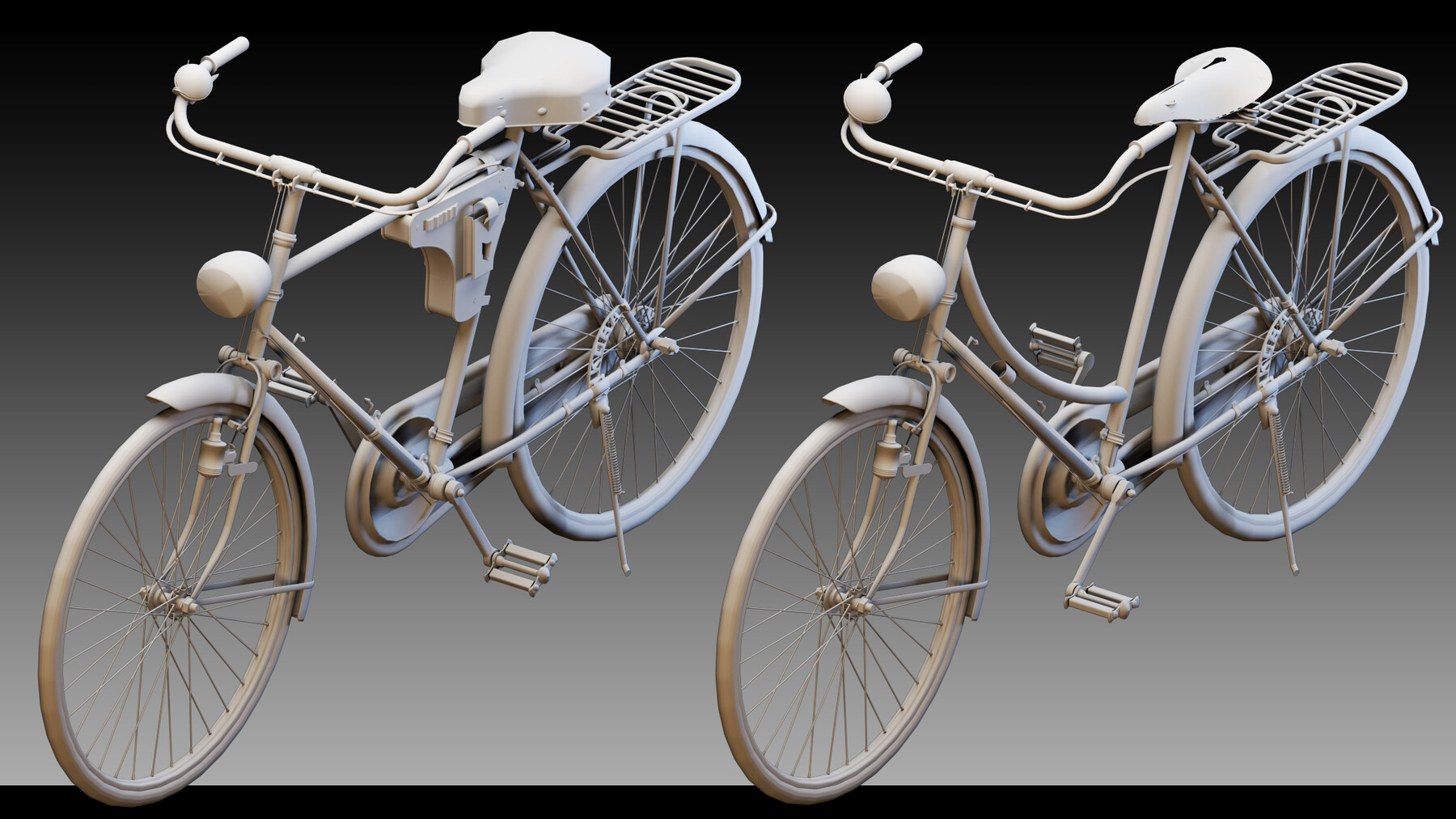 ArtStation - 40 Bicycles- Kitbash- High detail 3d models | Resources