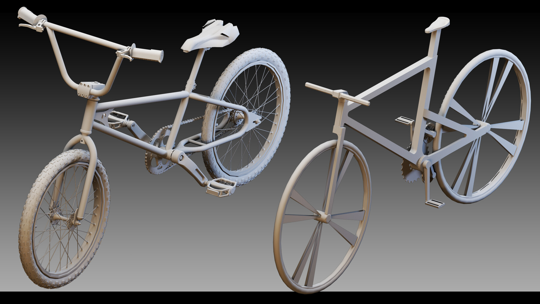 ArtStation - 40 Bicycles- Kitbash- High detail 3d models | Resources