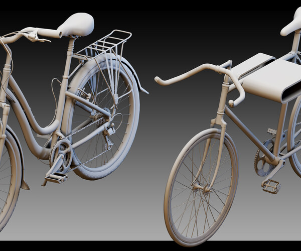ArtStation - 40 Bicycles- Kitbash- High detail 3d models | Resources