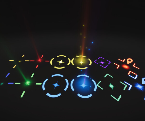 ArtStation - Click Effects & Ground Indicators | Game Assets