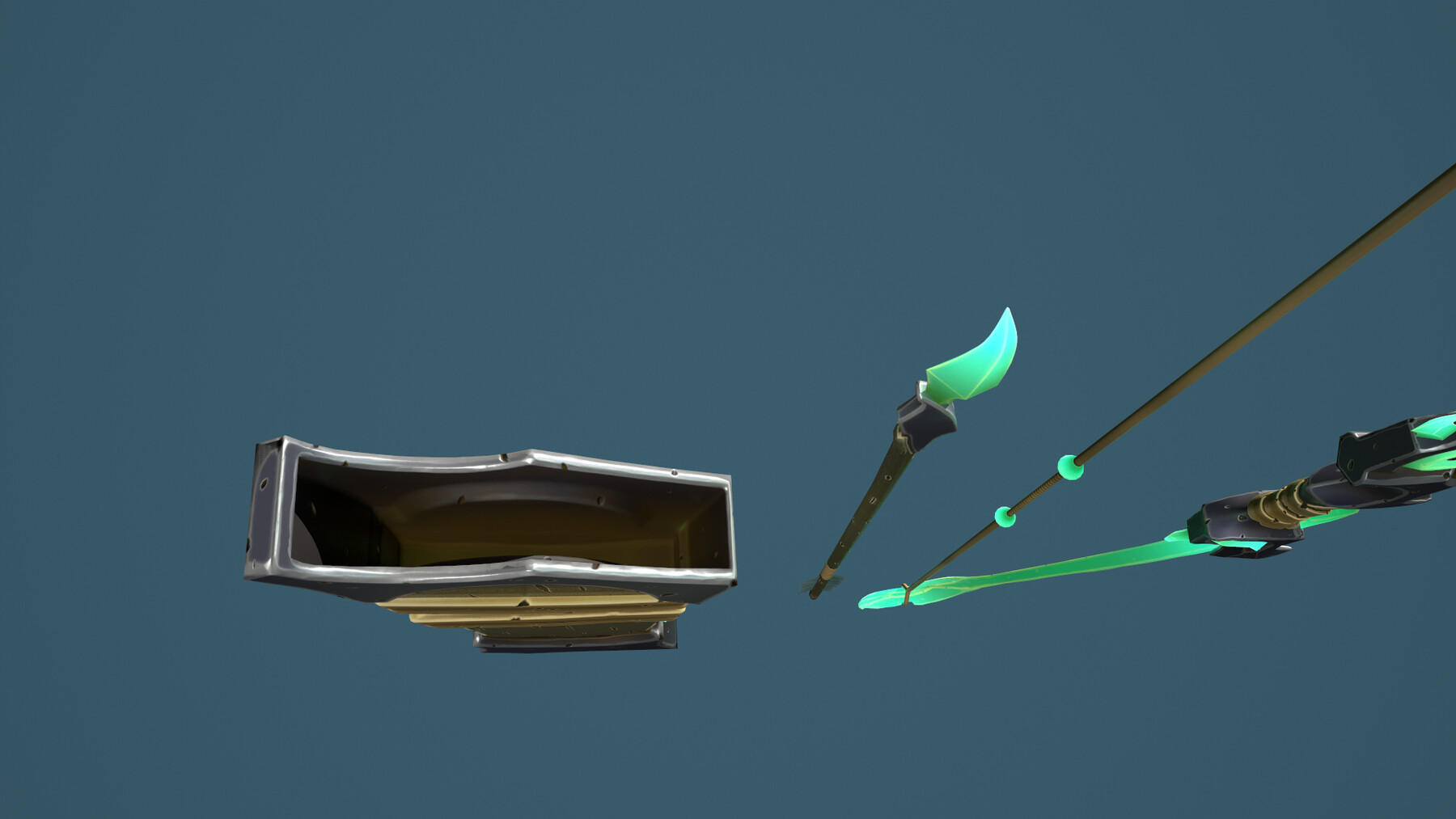 ArtStation - Snake bow and quiver | Game Assets
