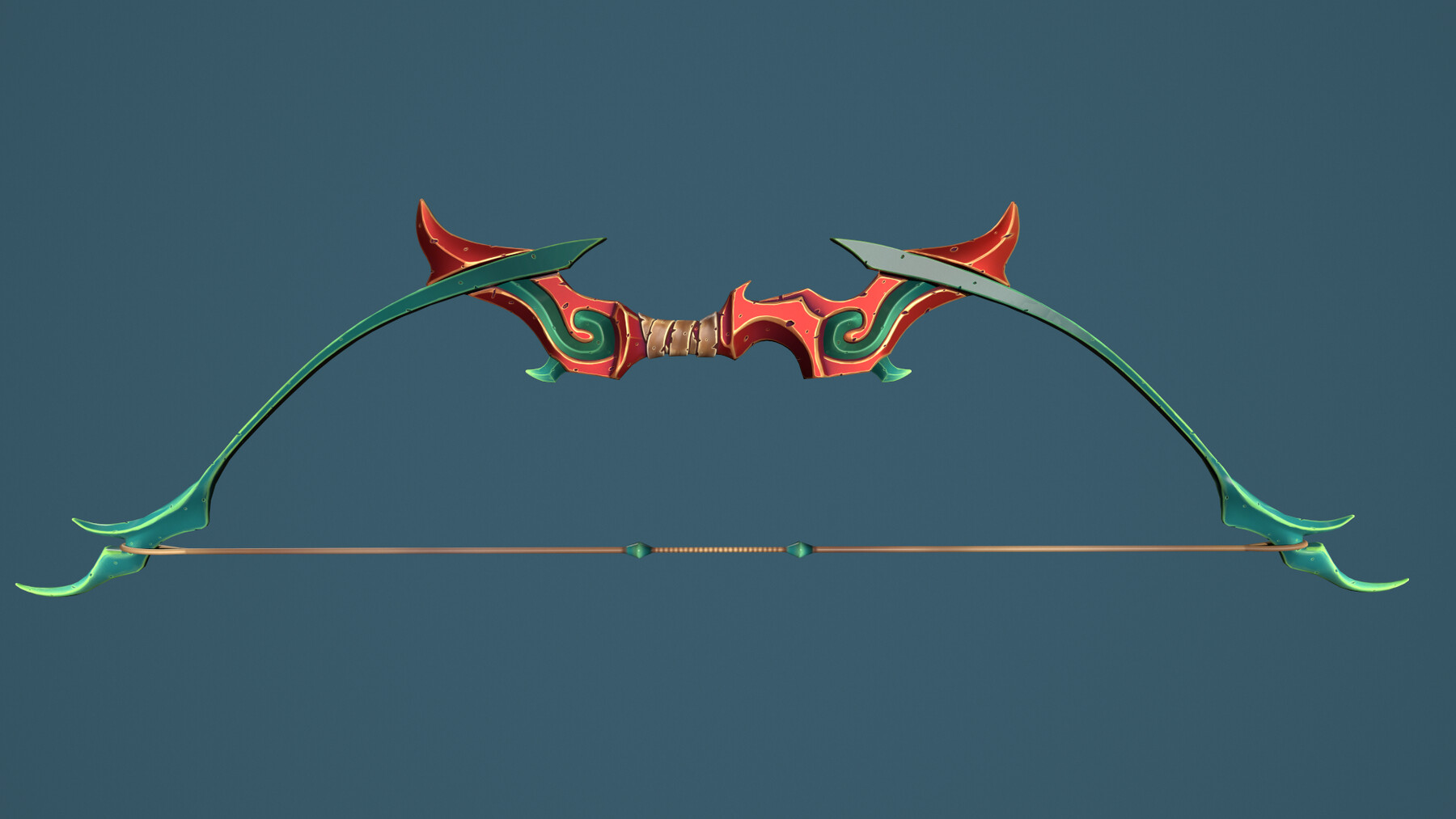 ArtStation - Snake bow and quiver | Game Assets
