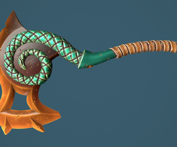 ArtStation - Snake axe | Game Assets