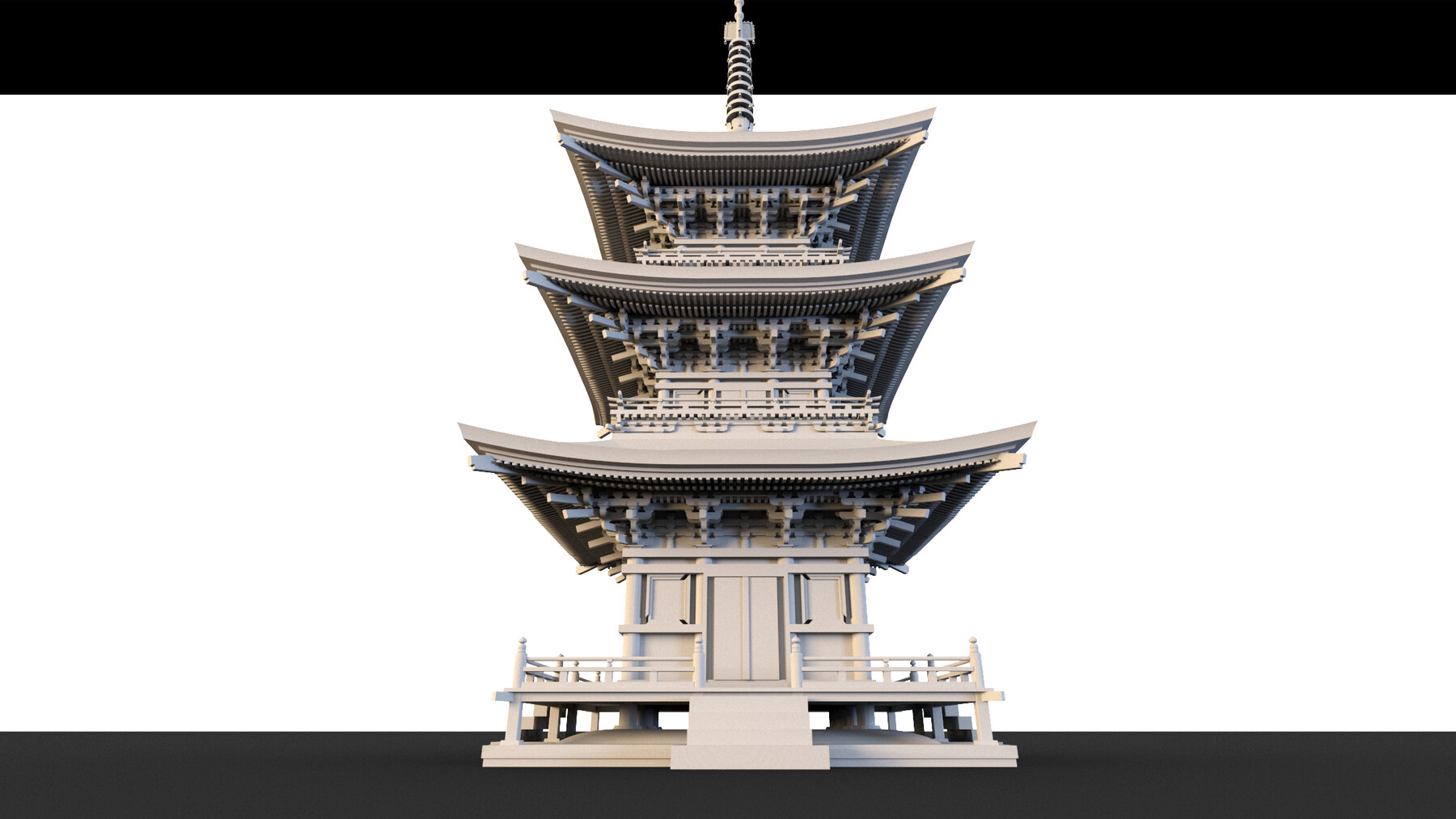 ArtStation - Pagoda- 3d Model | Resources