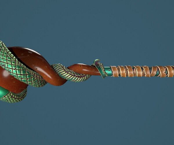 ArtStation - Snake mace | Game Assets